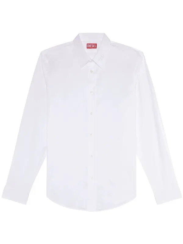 DIESEL® S-benny-cl Logo-embroidered Shirt