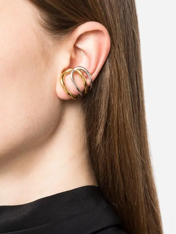Charlotte Chesnais Daisy Polished-finish Earring - Grey