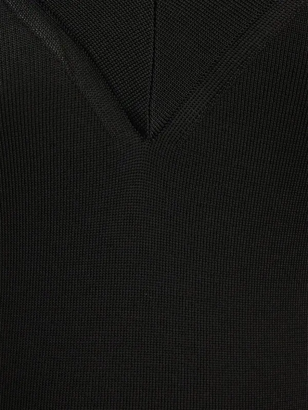 Saint Laurent Fine-knit Minidress