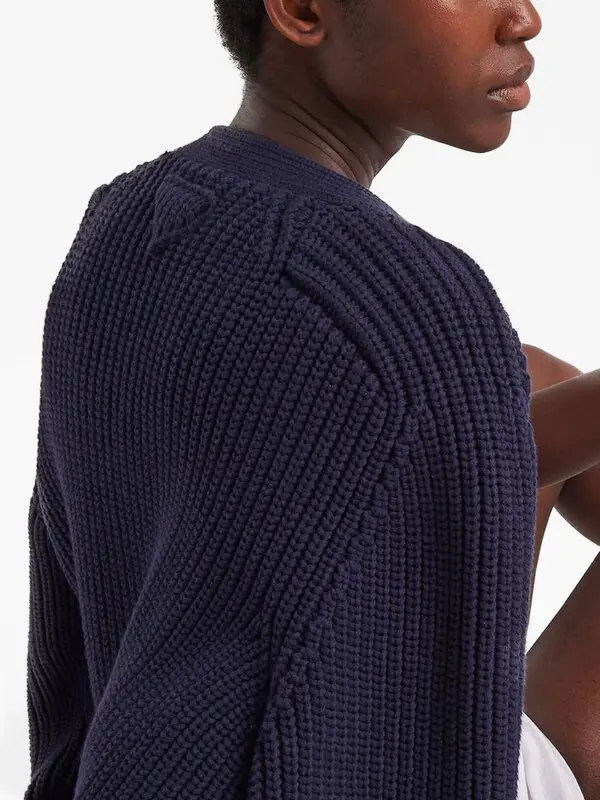 Prada V-neck Cotton Cardigan