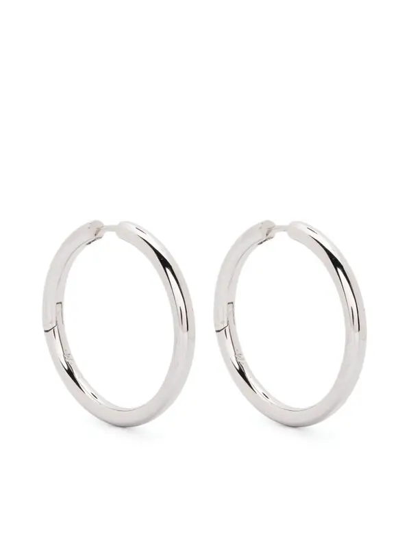 MISSOMA Tunnel Medium Hoop Earrings - Silver