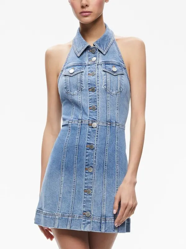 Alice + Olivia Kendall Denim Dress