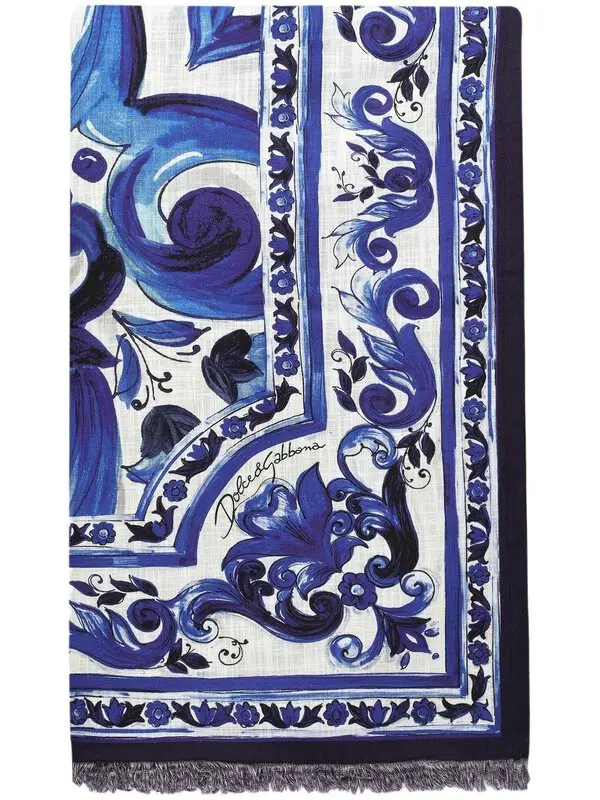Dolce & Gabbana Blu Mediterraneo Bath Towel - Blue