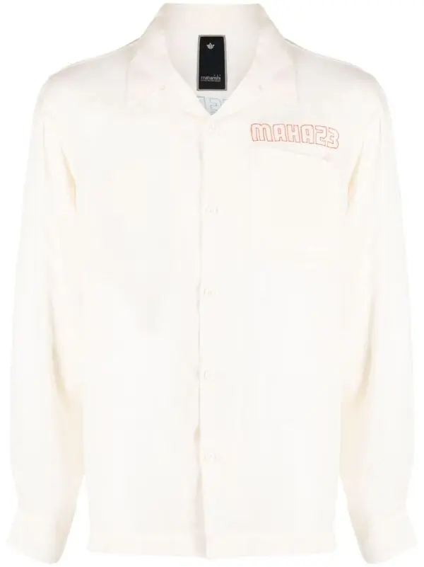 MAHARISHI Year Of The Rabbit-embroidered Shirt - White