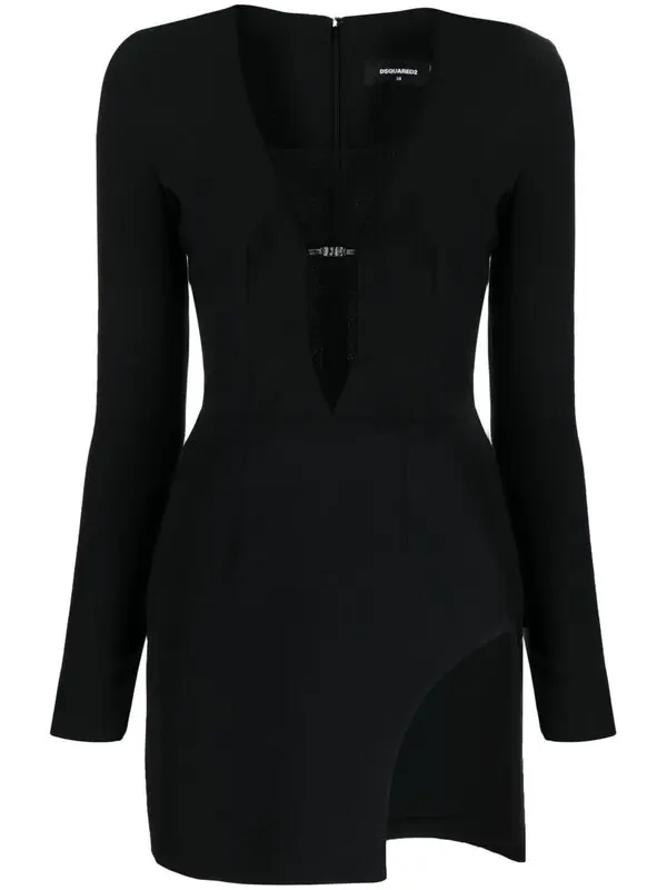 Dsquared2 Cut-out Long-sleeve Minidress
