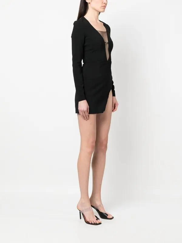 Dsquared2 Cut-out Long-sleeve Minidress
