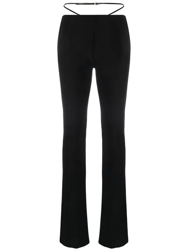 Dsquared2 Strap-detail Flared Trousers