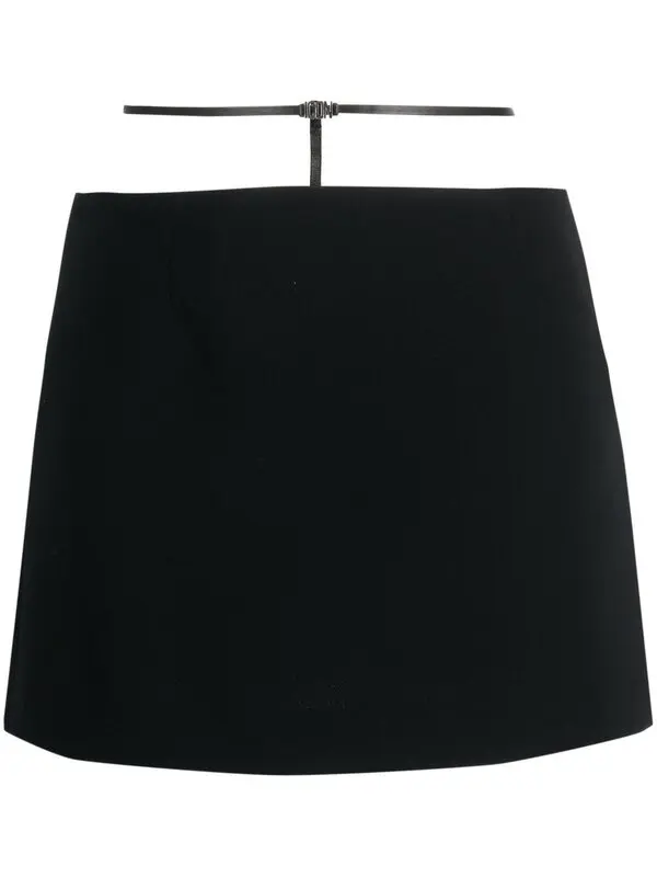Dsquared2 Strap-detail Mini Skirt - Black