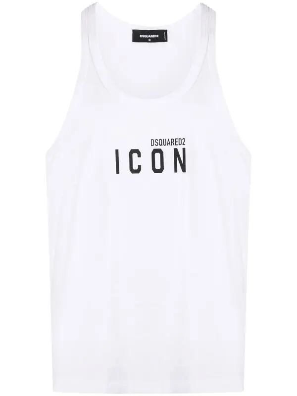 Dsquared2 Icon-print Cotton Tank Top