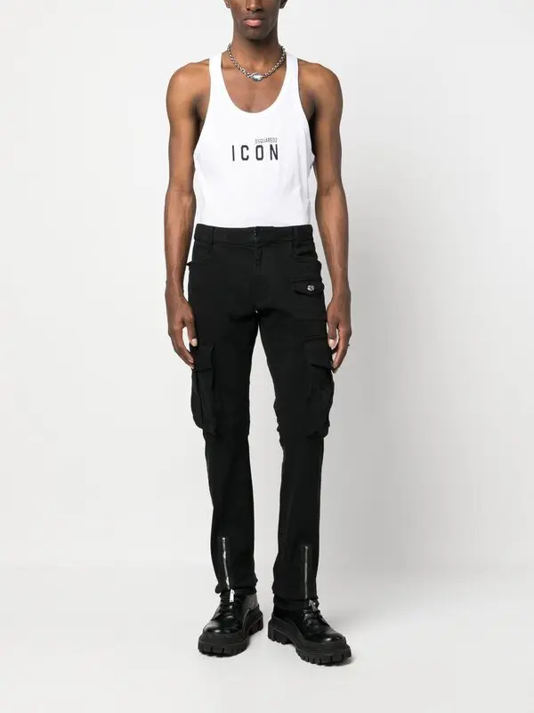 Dsquared2 Icon-print Cotton Tank Top