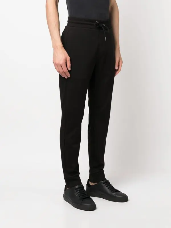 BOSS Logo-patch Slim Track Trousers - Black