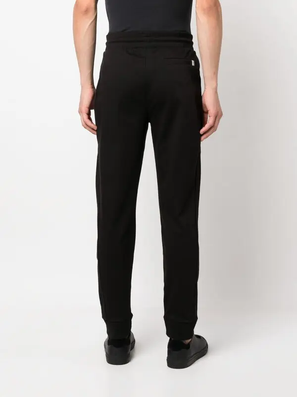 BOSS Logo-patch Slim Track Trousers - Black