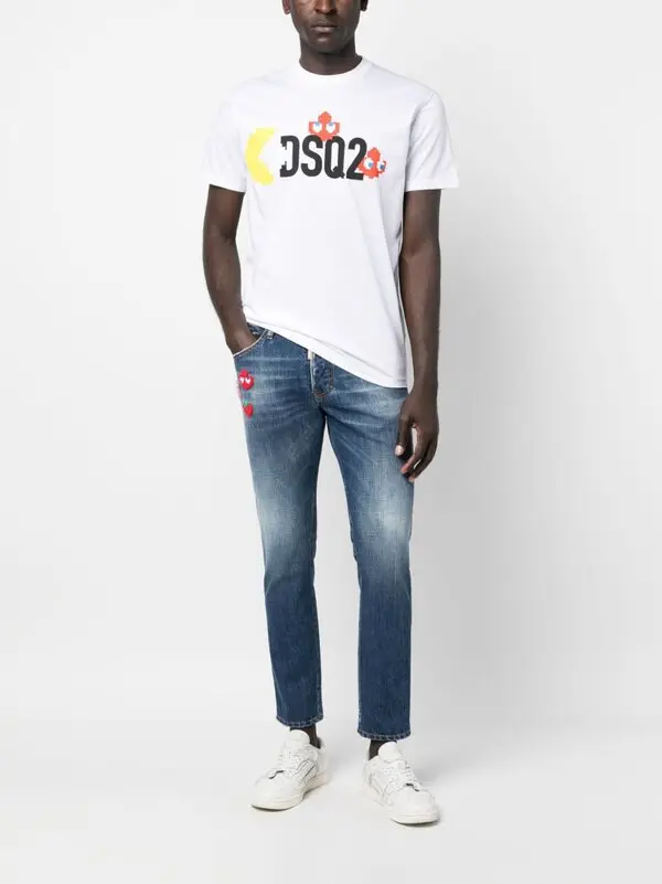 Dsquared2 Slim-cut Cropped Jeans