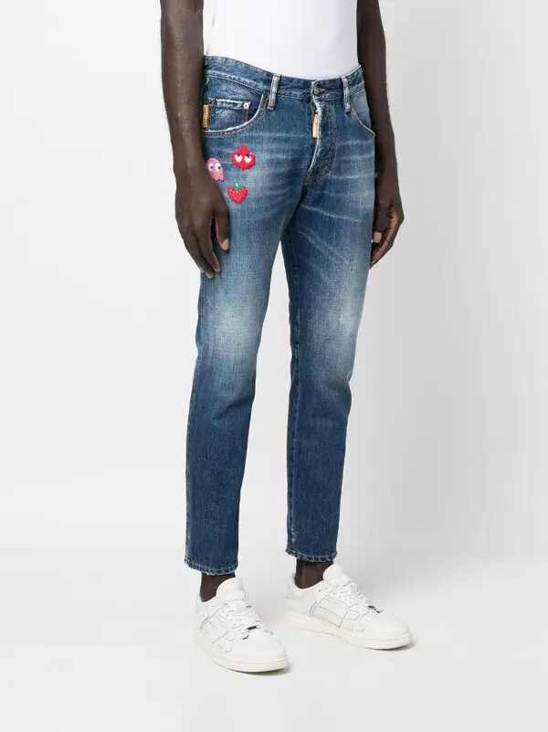 Dsquared2 Slim-cut Cropped Jeans