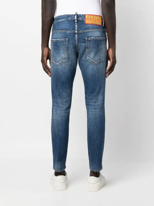 Dsquared2 Slim-cut Cropped Jeans