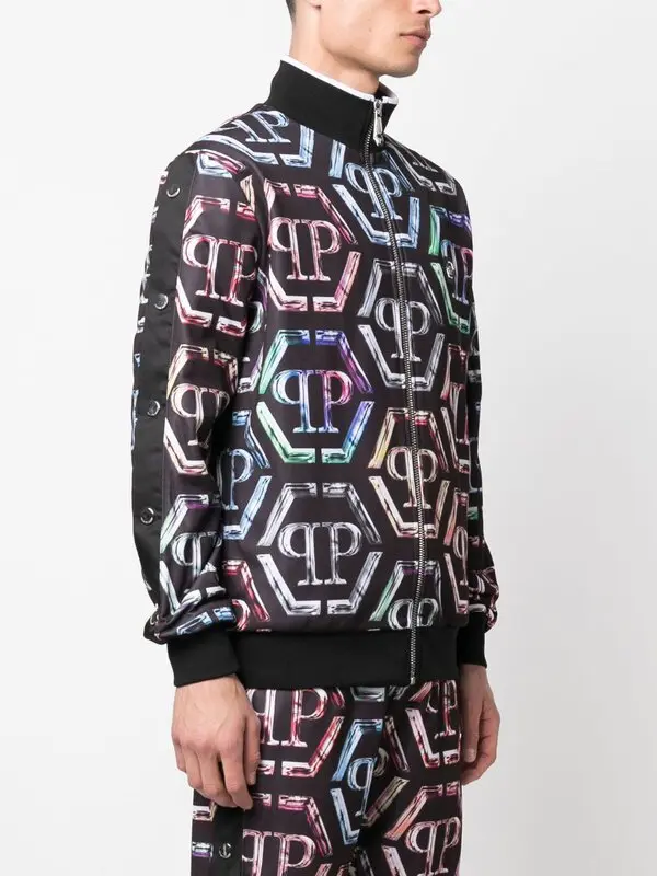 Philipp Plein Logo-print Stretch-cotton Tracksuit