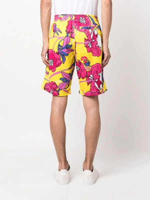 P.a.r.o.s.h Floral-print Knee-length Shorts