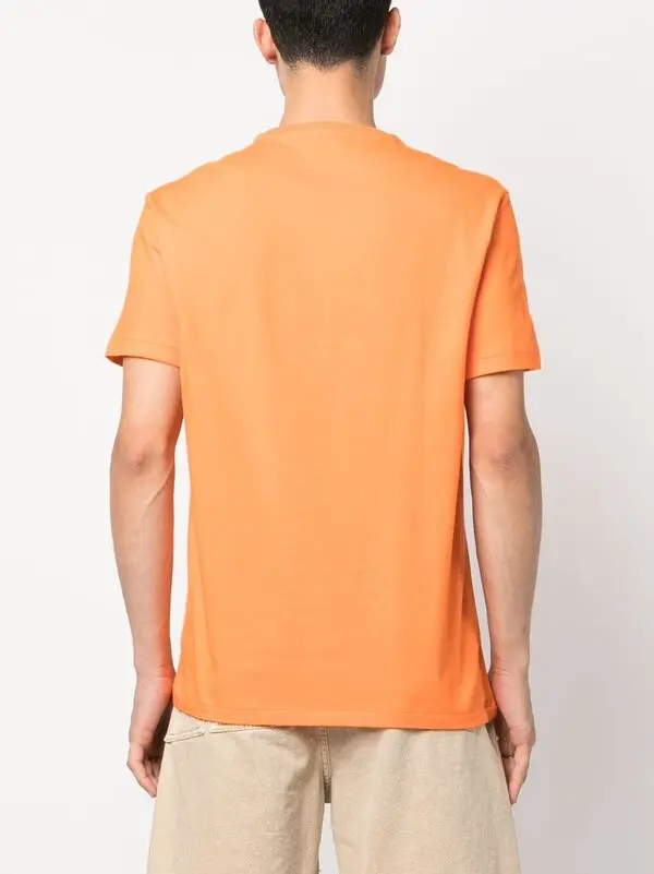 Polo Ralph Lauren Embroidered-logo Cotton T-shirt - Orange