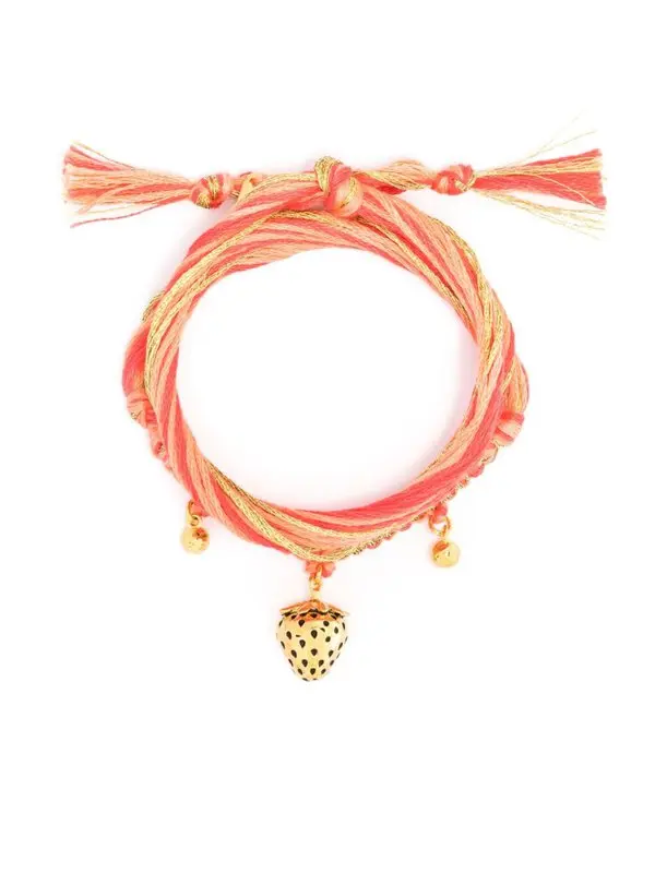 AURÉLIE BIDERMANN Honolulu Macramé Bracelet - Gold
