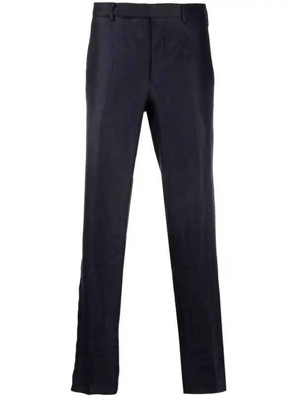 Zegna Mid-rise Trousers - Blue