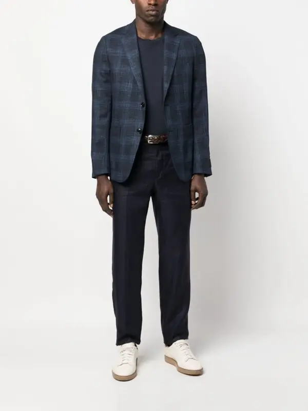 Zegna Mid-rise Trousers - Blue