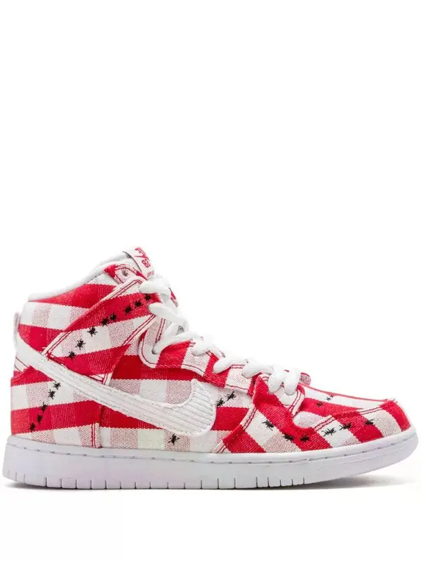 Nike Dunk High Pro Sb Picnic Table Sneakers - Red