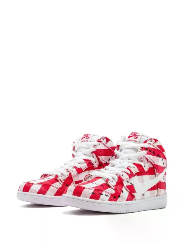 Nike Dunk High Pro Sb Picnic Table Sneakers - Red