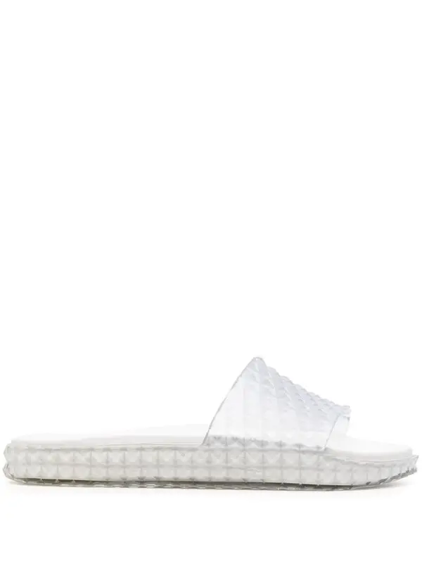 Y/project X Melissa Textured Slides - White