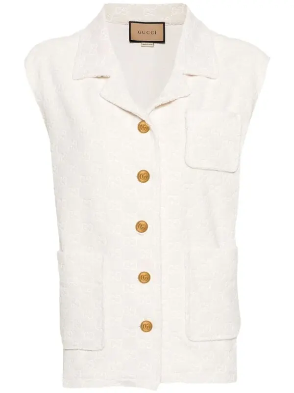 Gucci Gg Terry-cloth Gilet
