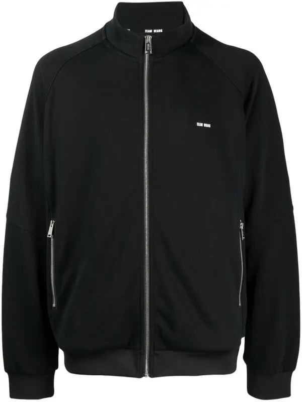 TEAM WANG DESIGN Logo-embroidered Track Jacket