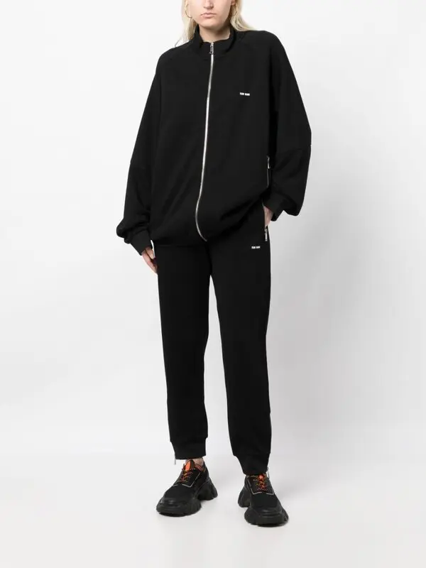 TEAM WANG DESIGN Logo-embroidered Track Jacket