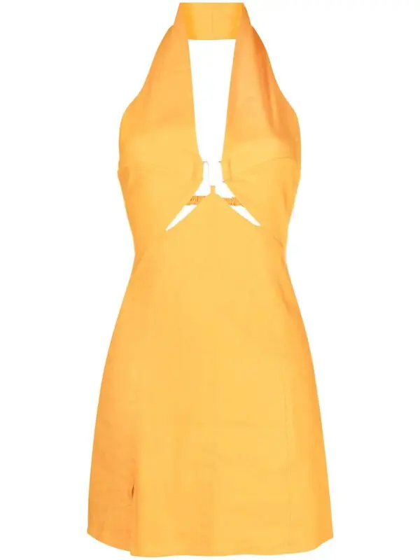 Cult Gaia Rumi Halterneck Mini Dress