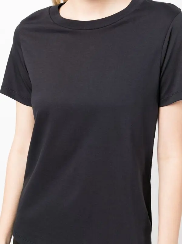 Emporio Armani Round-neck Cotton T-shirt - Blue