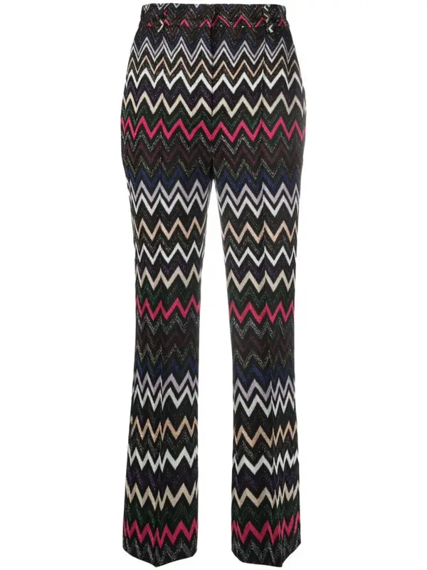 Missoni Zigzag Lurex Trousers - Black