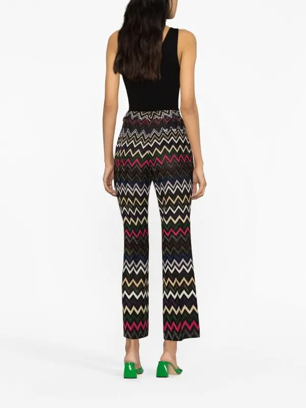 Missoni Zigzag Lurex Trousers - Black