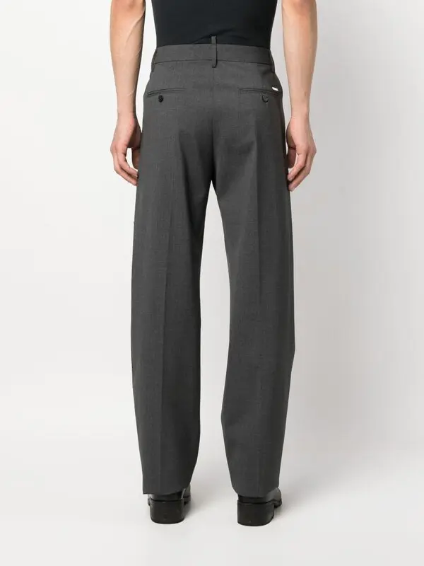 Dsquared2 Logo-plaque Tailored Trousers - Grey