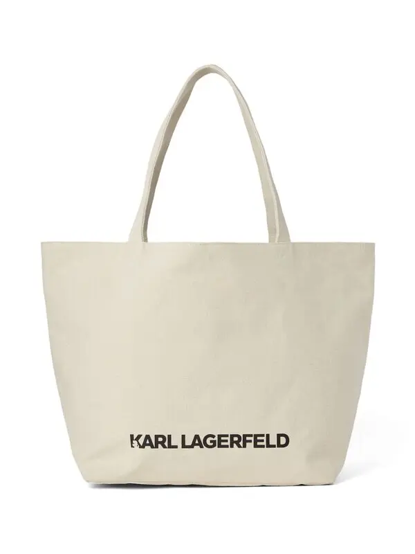 Karl Lagerfeld Ikon Logo-print Tote Bag