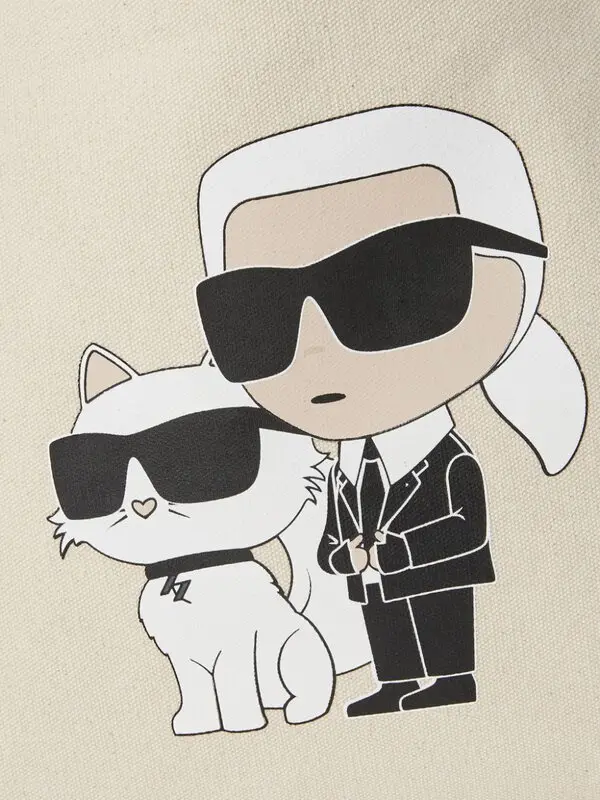 Karl Lagerfeld Ikon Logo-print Tote Bag