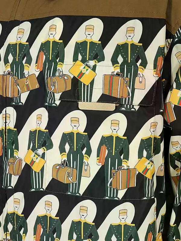 Gucci Porter-print Zip-up Jacket