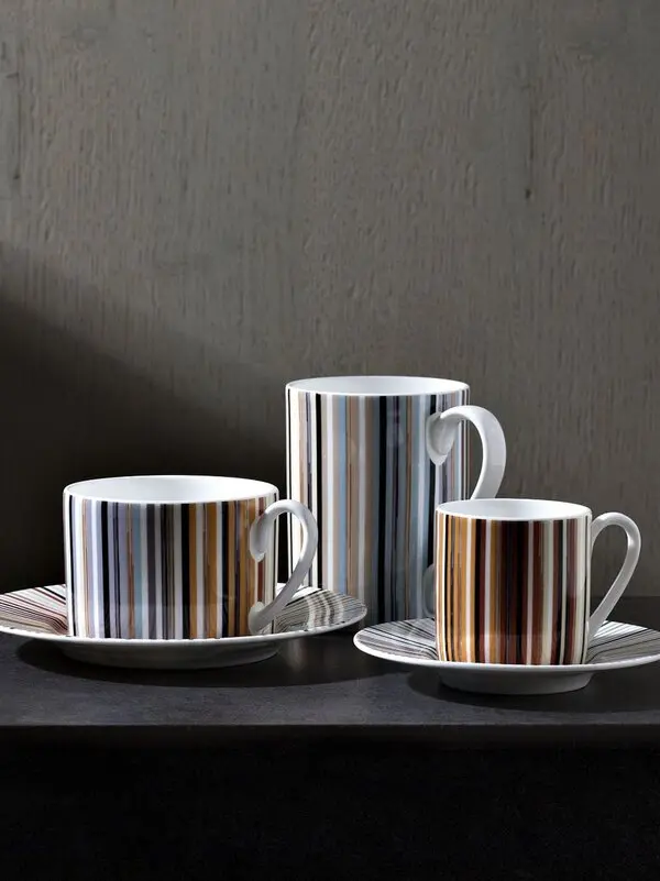 Missoni Jenkins Stripe Tea Set - White
