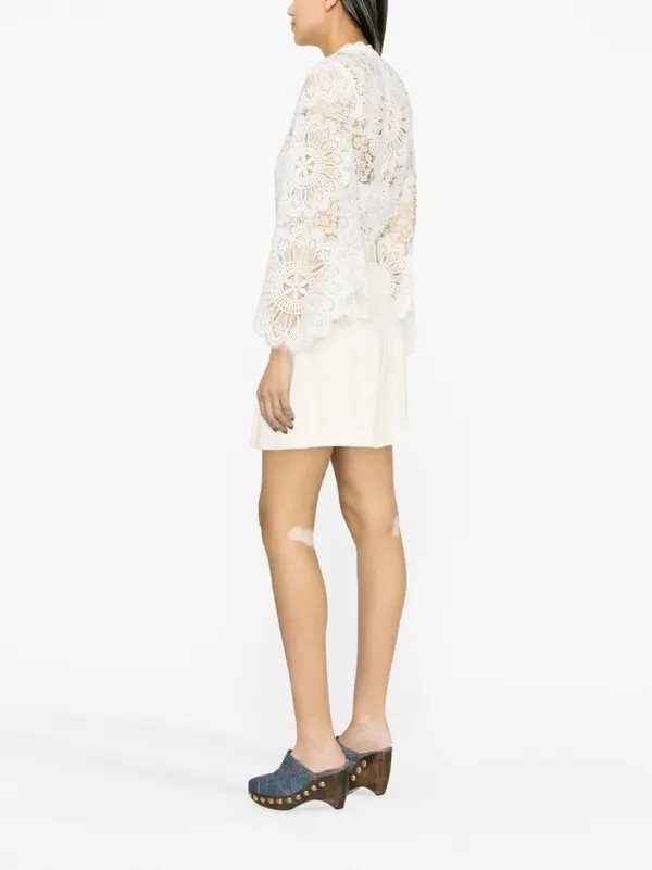 Zimmermann Chintz Dolly Lace Top