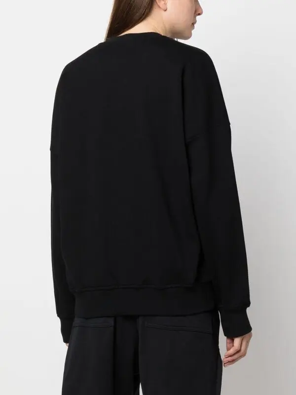 Rick Owens Logo-embroidered Sweatshirt - Black