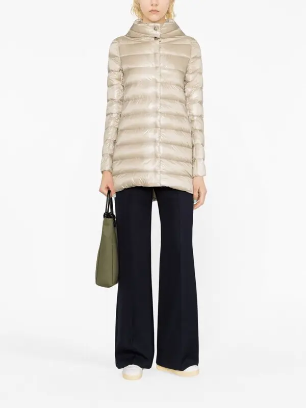 Herno Amelia Padded Down Coat - Neutrals