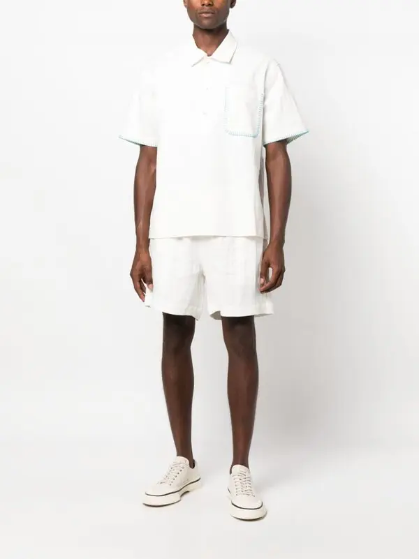 Commas Linen Lounge Shorts