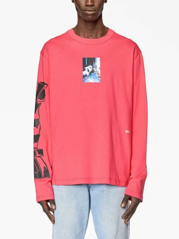 DIESEL® T-crane-l2 Long-sleeve T-shirt