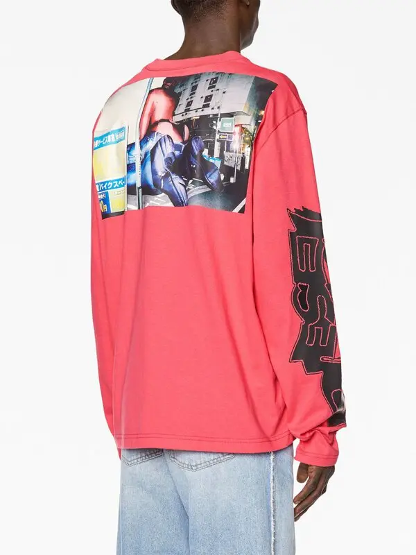 DIESEL® T-crane-l2 Long-sleeve T-shirt
