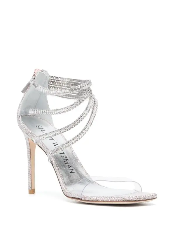 STUART WEITZMAN Superglam 100mm Strap Sandals