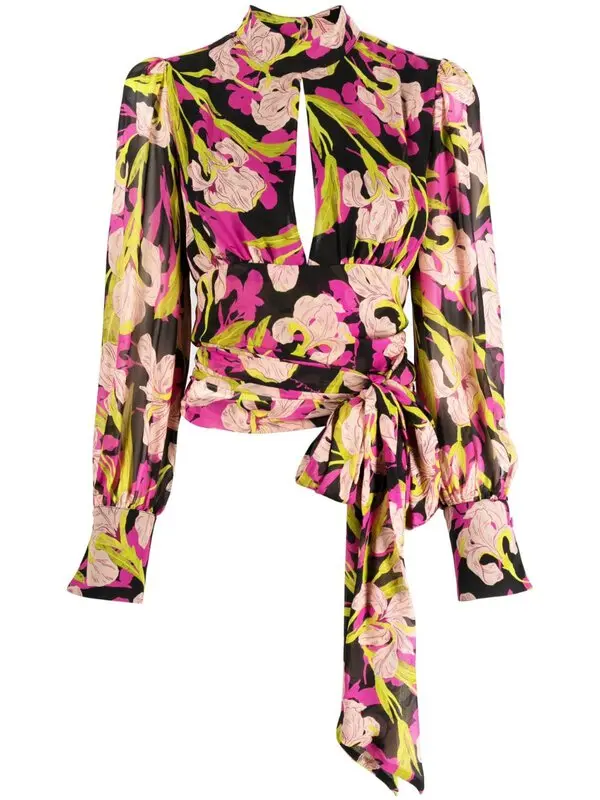 Pinko Floral-print Blouse