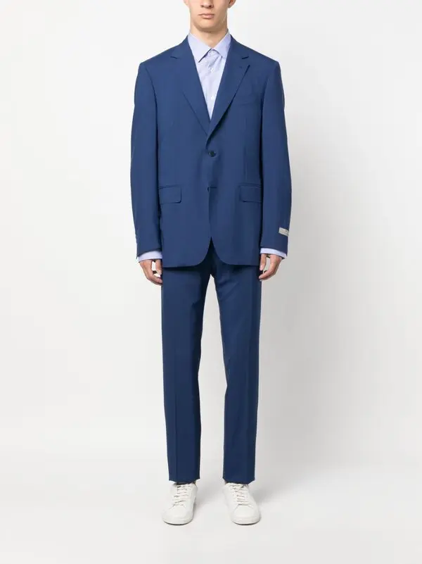 Paul Smith Long-sleeved Cotton Shirt - Blue