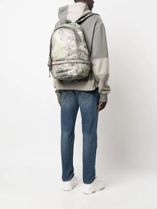 DIESEL® Rave X Planet-print Backpack